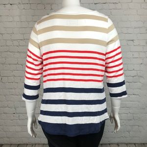 Charter Club | Tops | X X 2x 3x Charter Club Striped Boatneck Top Plus ...